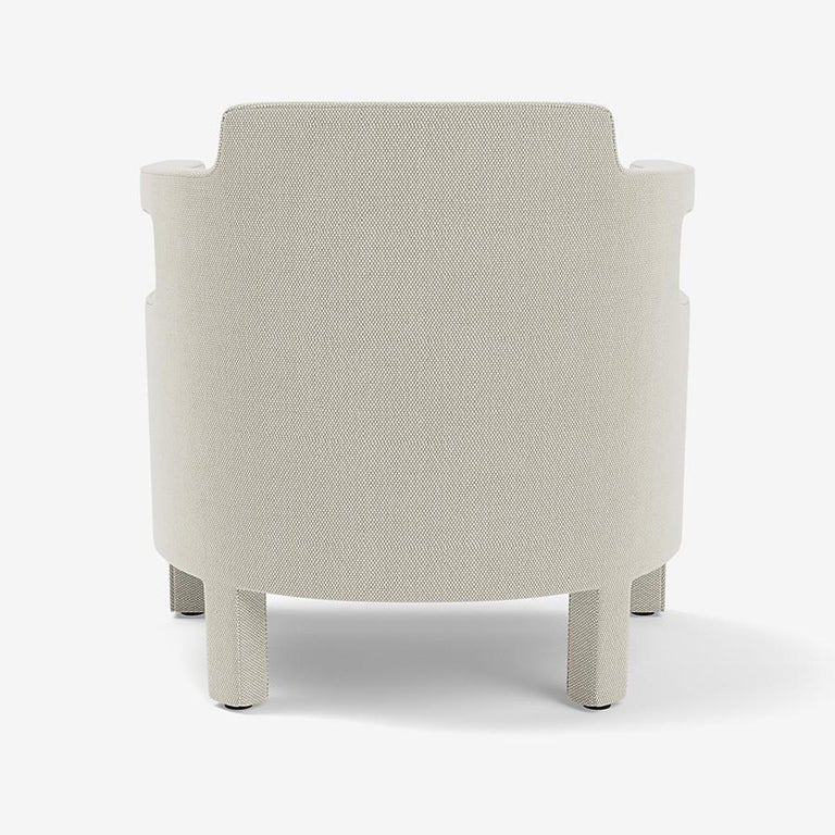 Jinbao Street Lounge Chair by Yabu Pushelberg in Textured Wool For Sale ...