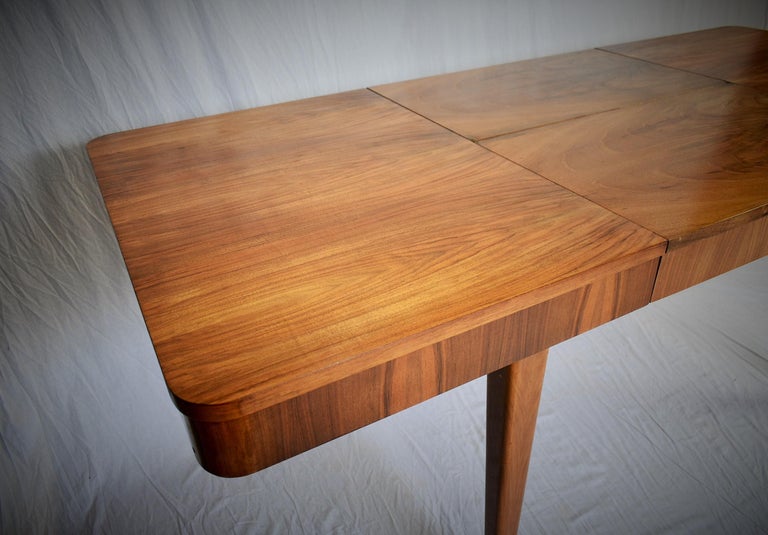 Jindřich Halabala Extendable Dining Table for UP Zavody, 1950s at 1stDibs