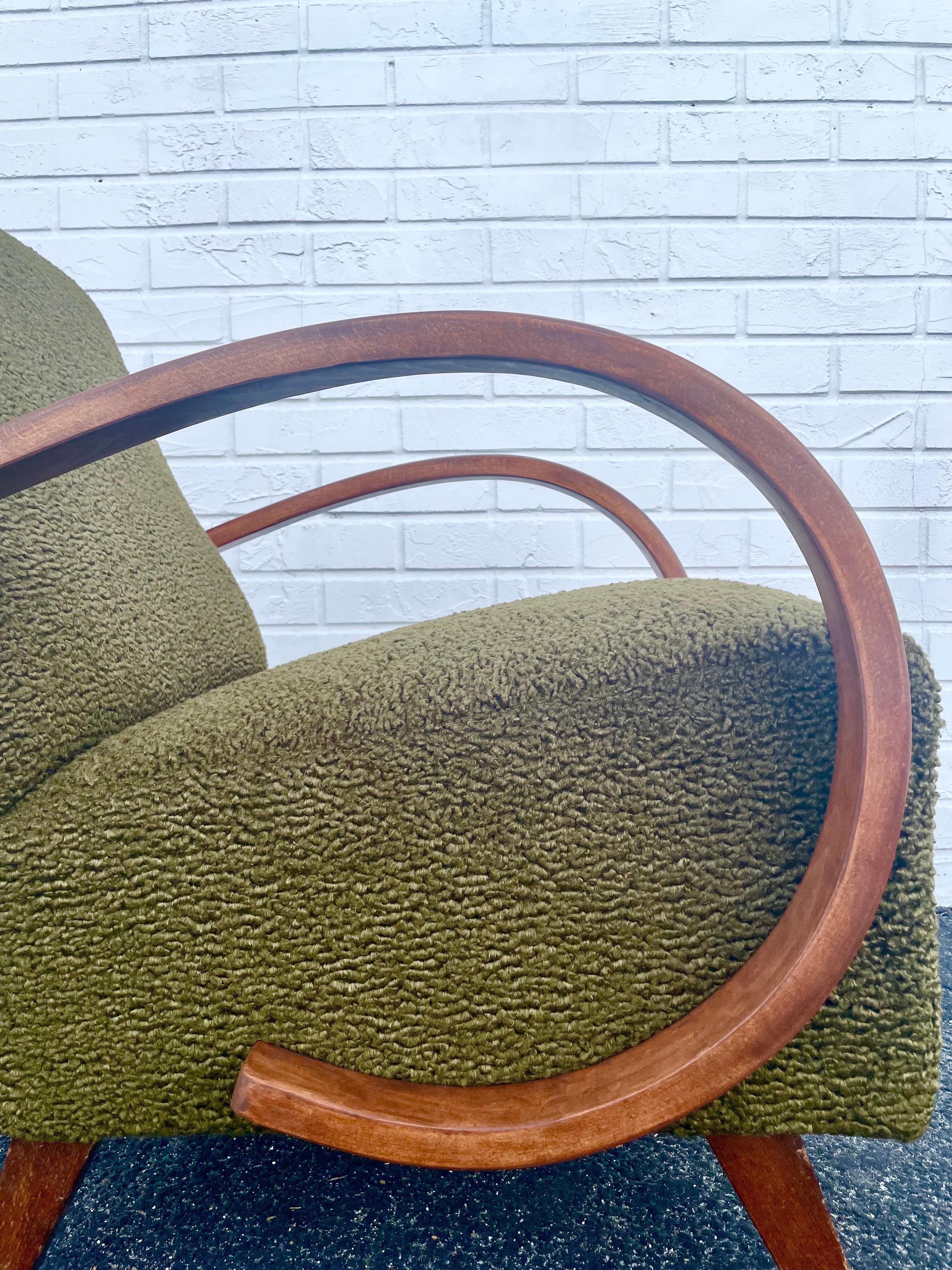 Jindrich Halabala for Thonet Midcentury Bentwood Chair at 1stDibs