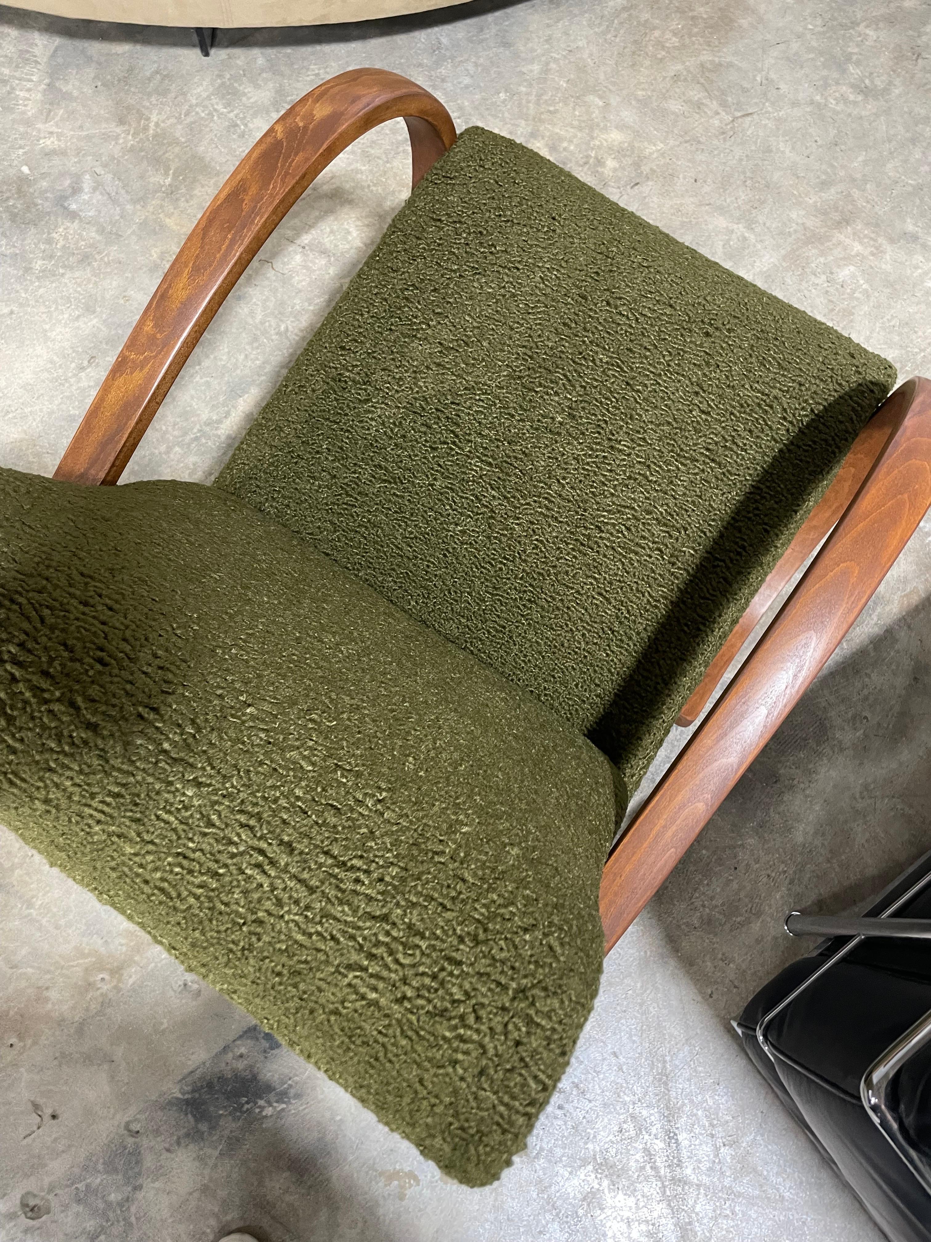 Jindrich Halabala for Thonet Midcentury Bentwood Chair at 1stDibs