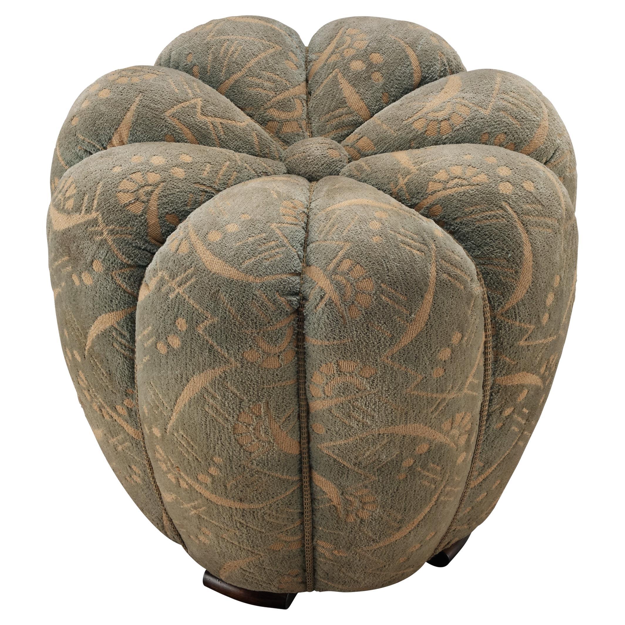 Jindrich Halabala Stools in Decorative Patterned Upholstery For Sale at ...