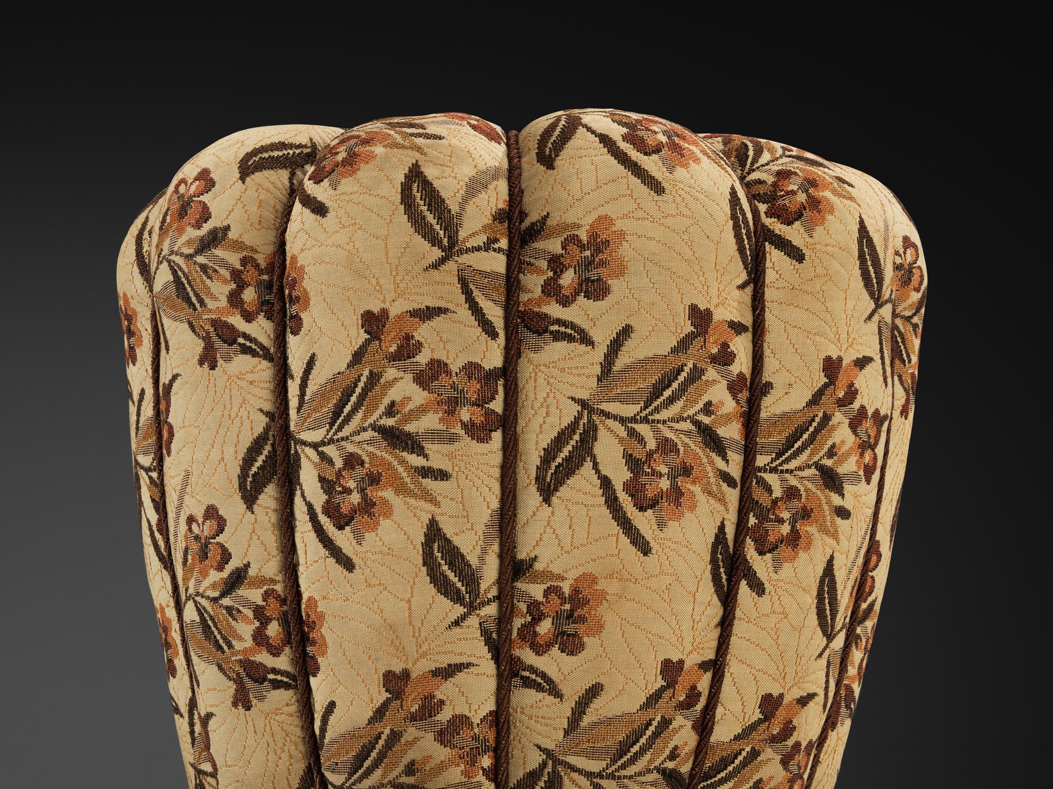 Jindrich Halabala Stools in Decorative Patterned Upholstery For Sale at ...