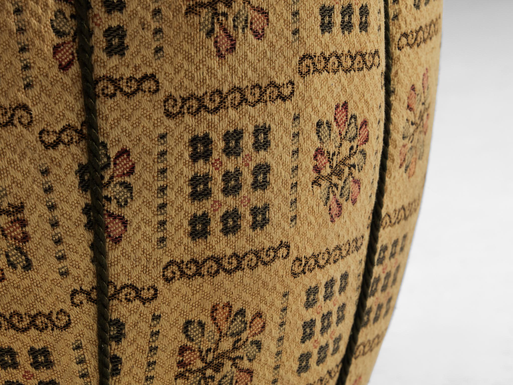 Jindrich Halabala Stools in Decorative Patterned Upholstery For Sale at ...