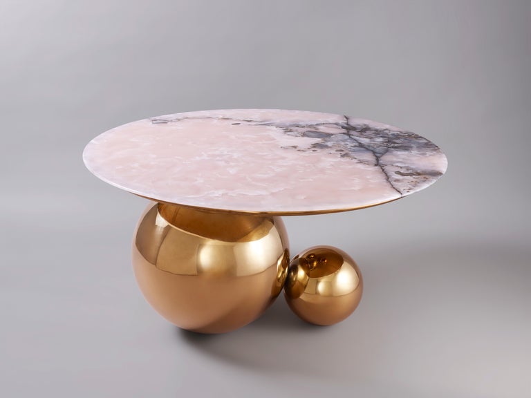 JinShi Pink Jade Coffee Table #1 For Sale at 1stDibs