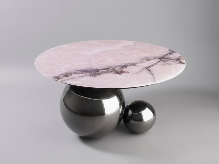 JinShi Pink Jade Coffee Table #2 For Sale at 1stDibs
