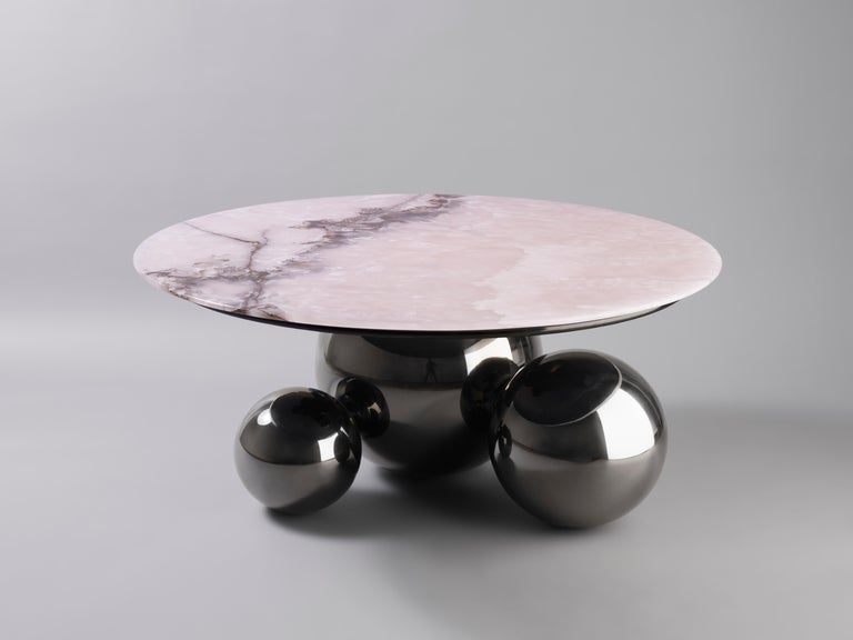 JinShi Pink Jade Coffee Table #2 For Sale at 1stDibs