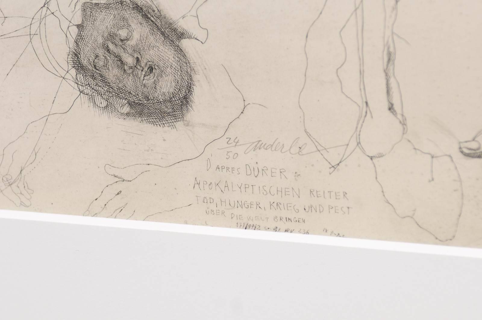 Jiri Anderle, Czech B. 1936, Figure Study, Extra Large For Sale at ...