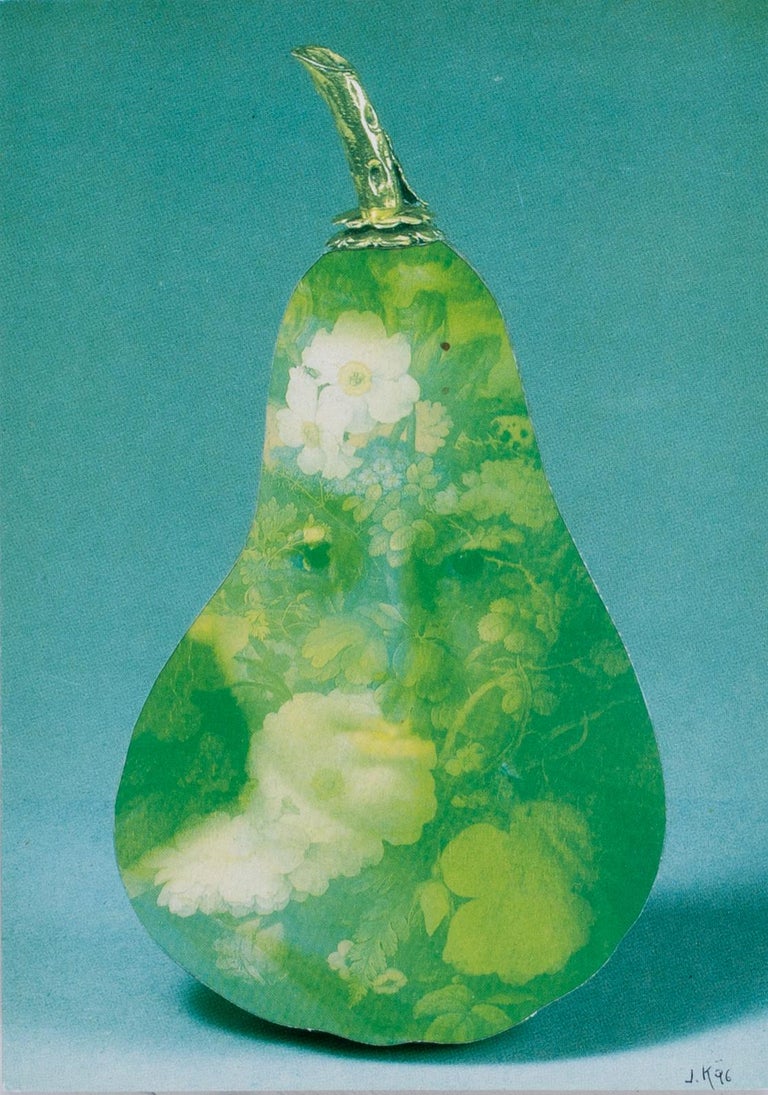 Jiri Kolar - 20th Czech Surrealist collage triptych of pears by Jiri ...