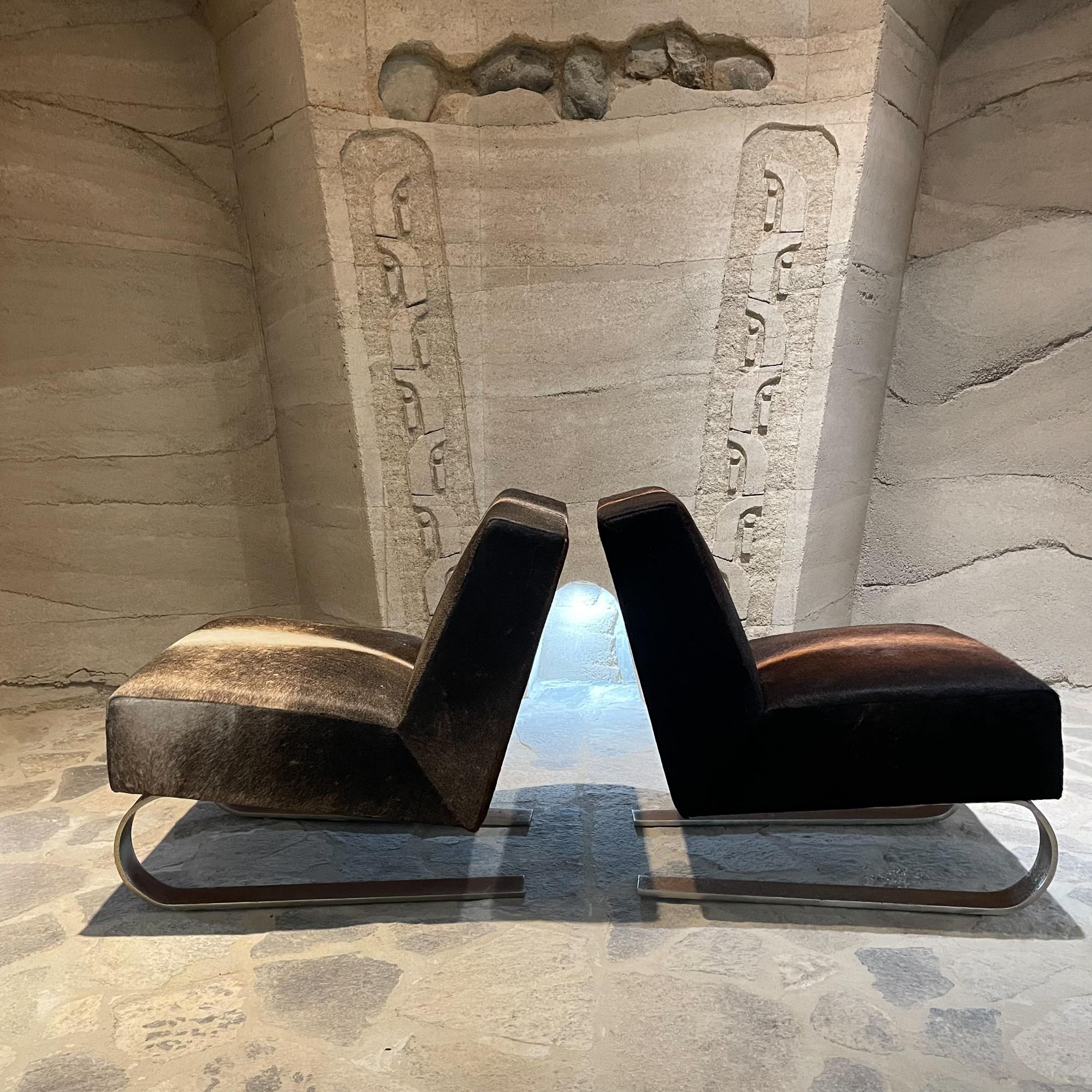 Jiun Ho Collection Two St. Cere Lounge Chairs Edgy Modern San Francisco ...