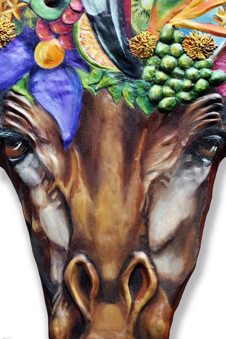 JJ Galloway - Jungle Bonnet - original artwork figurative realist pop ...