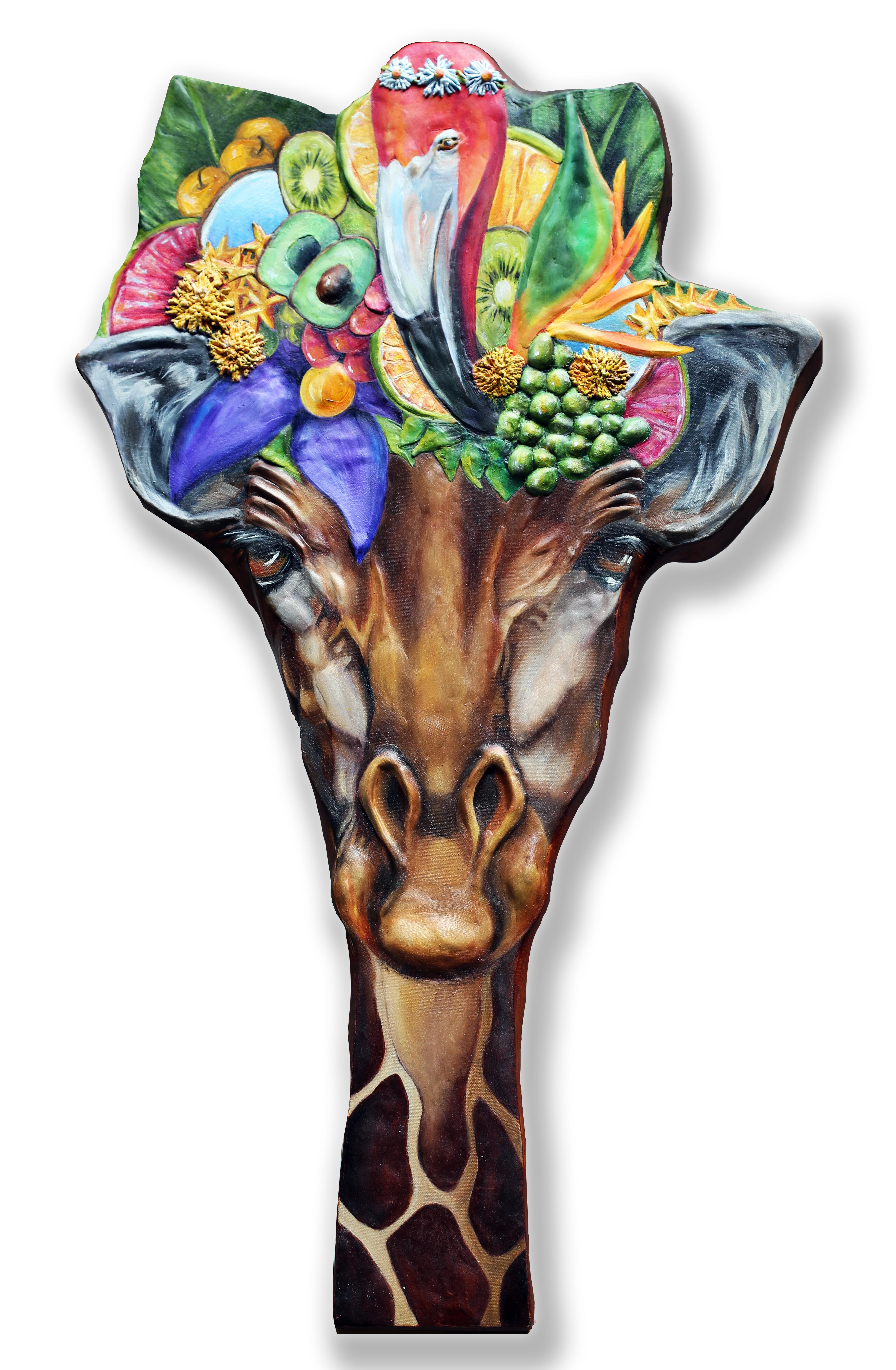 JJ Galloway - Jungle Bonnet - obra de arte original única figurativa ...