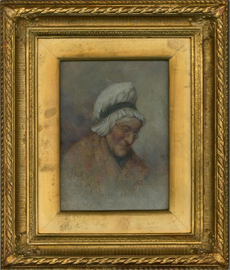 J.L. Macdonald - J.L. Macdonald - 1883 Oil, Portrait of an Elderly ...
