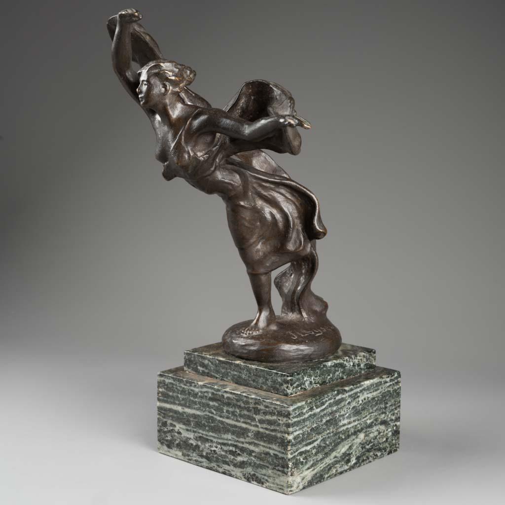 J.Loysel : Dancer with a Veil 'Probably Loïe Fuller' For Sale at 1stDibs