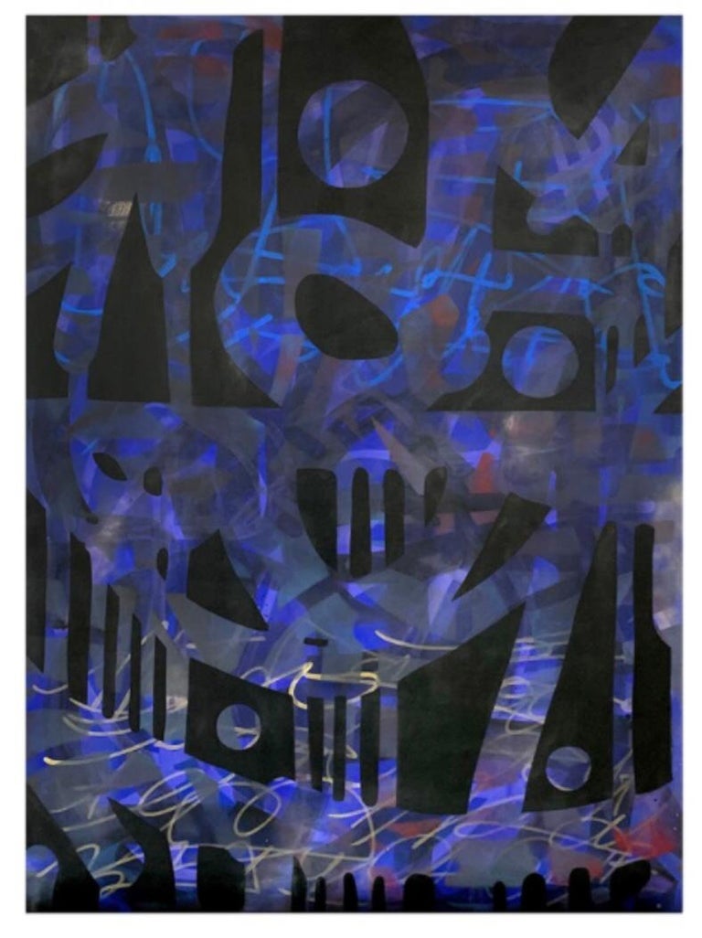 JM Rizzi - Elegy Black and Blues For Sale at 1stDibs
