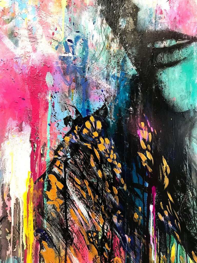 J.M. Robert - “Elle Prit son Courage” She Took her Courage, Colorful ...