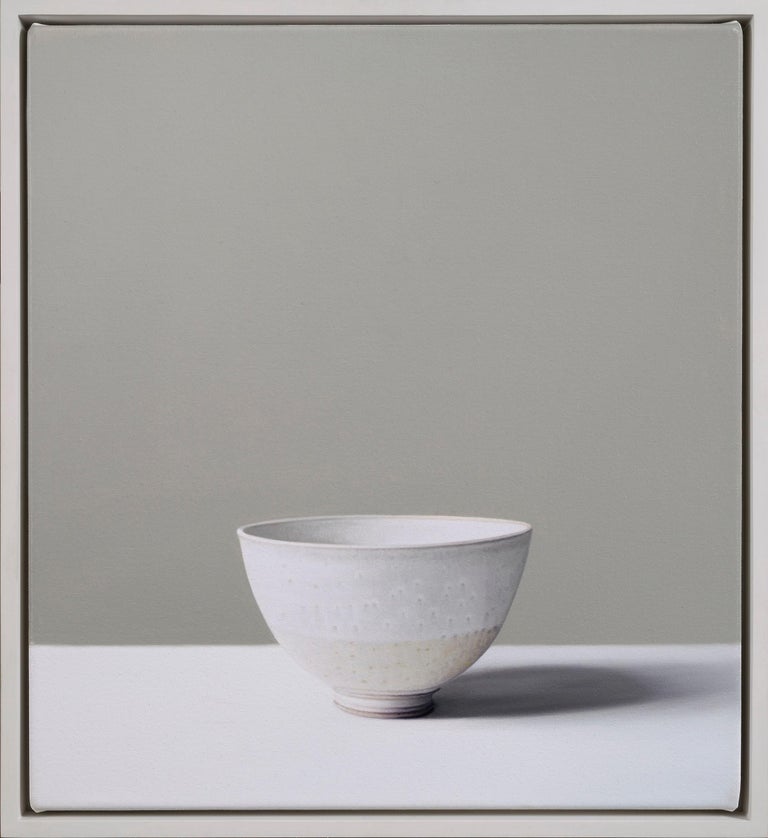 Jo Barrett - Still Life of Stonewear Bowl with Dolomite Glaze at 1stDibs