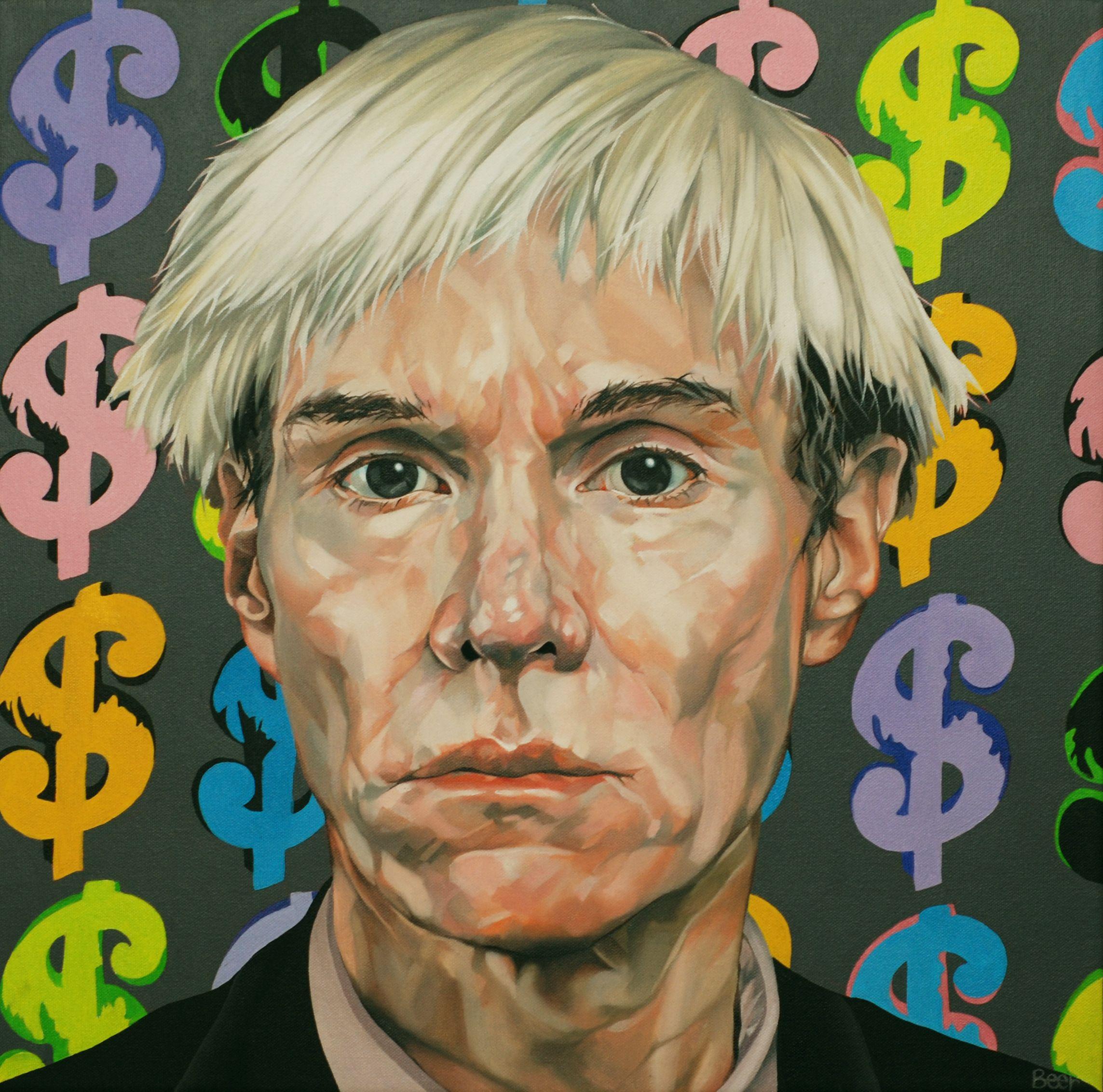 Jo Beer - The Oxfam Blouse (self portrait), Painting, Oil on Canvas For ...