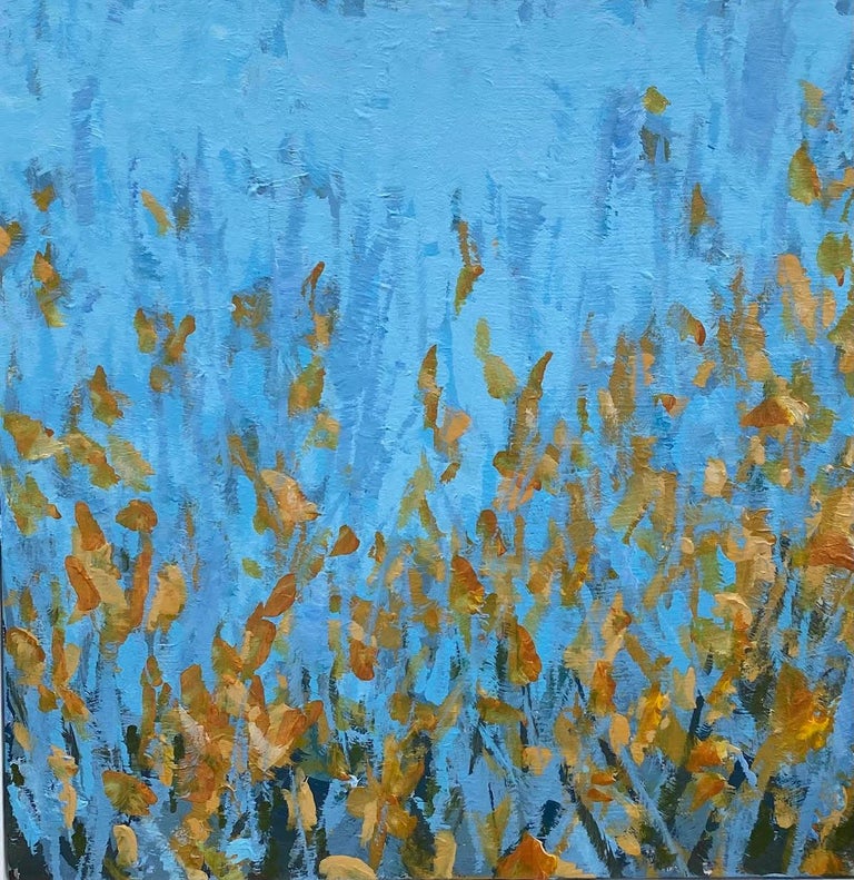 Jo Cottam - Gorse 3, Jo Cottam, Original painting, Abstract floral ...