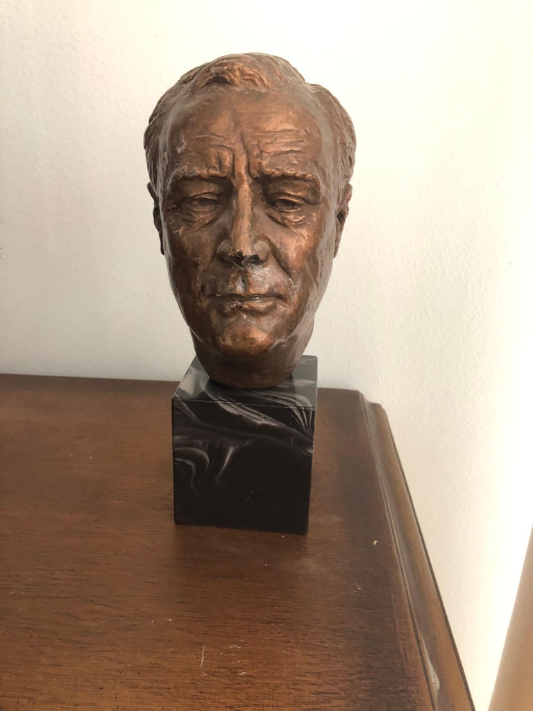 Jo Davidson - Franklin Delano Roosevelt For Sale at 1stDibs