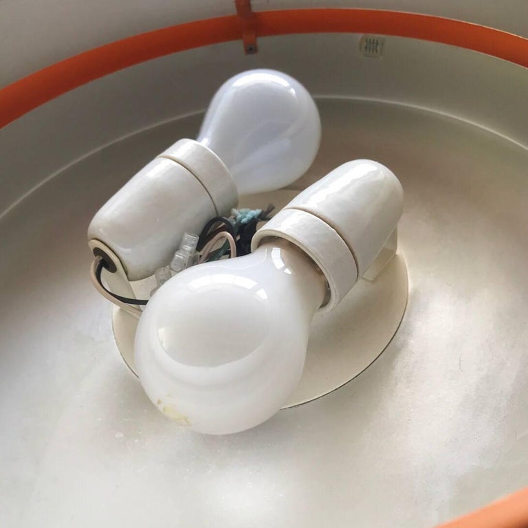 Jo Hammerborg Copper Ceiling Light Dano Circular by Fog and Morup 1963 ...