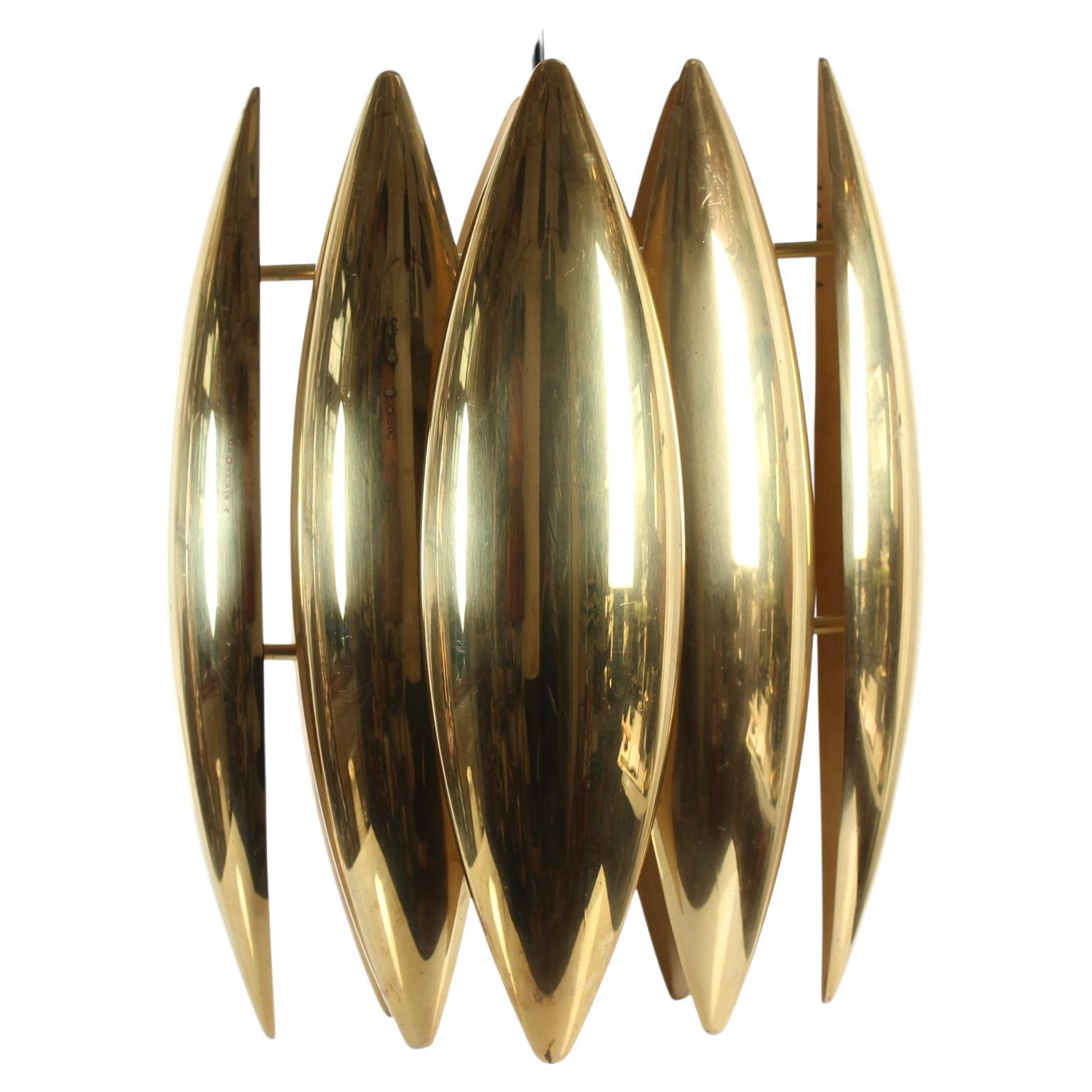 Kastor Brass Pendant Lamp by Jo Hammerborg for Fog and Mørup at 1stDibs