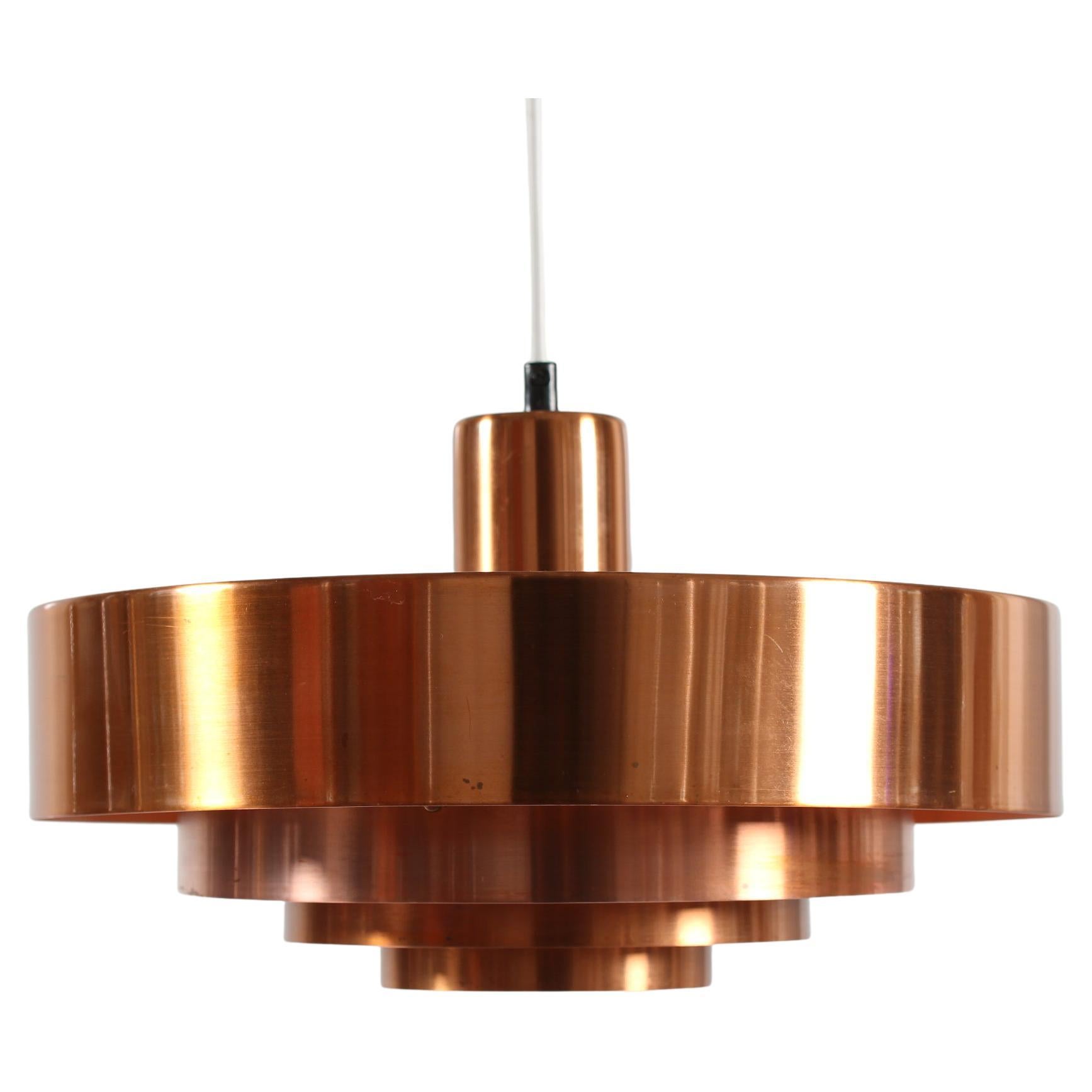Midcentury Pendant in Style of Jo Hammerborg, Denmark, 1970s For Sale ...