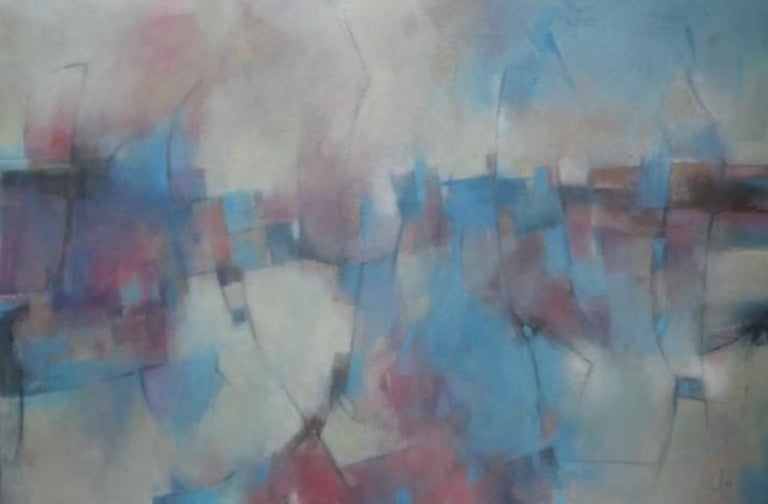 Jo Jenkins - Linear Balance, abstract art, landscape, impressionistic ...