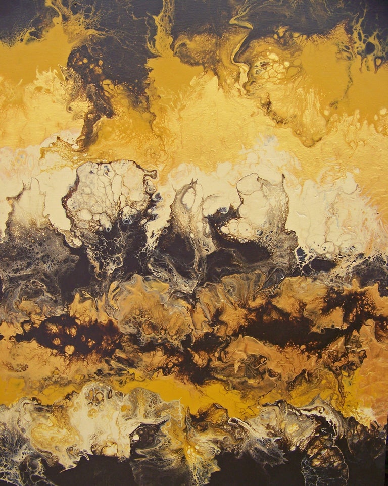 Jo Moore - Flight of the Arpeggios I, Painting, Oil on Wood Panel For Sale at 1stDibs