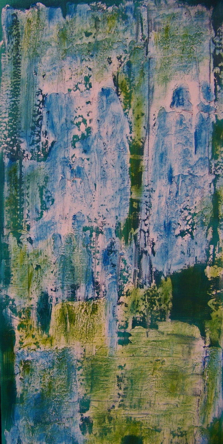 Jo Moore - Santa Fe Summer--Triptych, Painting, Oil on Canvas For Sale at 1stDibs