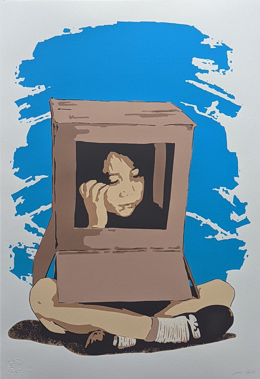 Joan Aguiló - Capsa Somiadora - Blue For Sale at 1stDibs