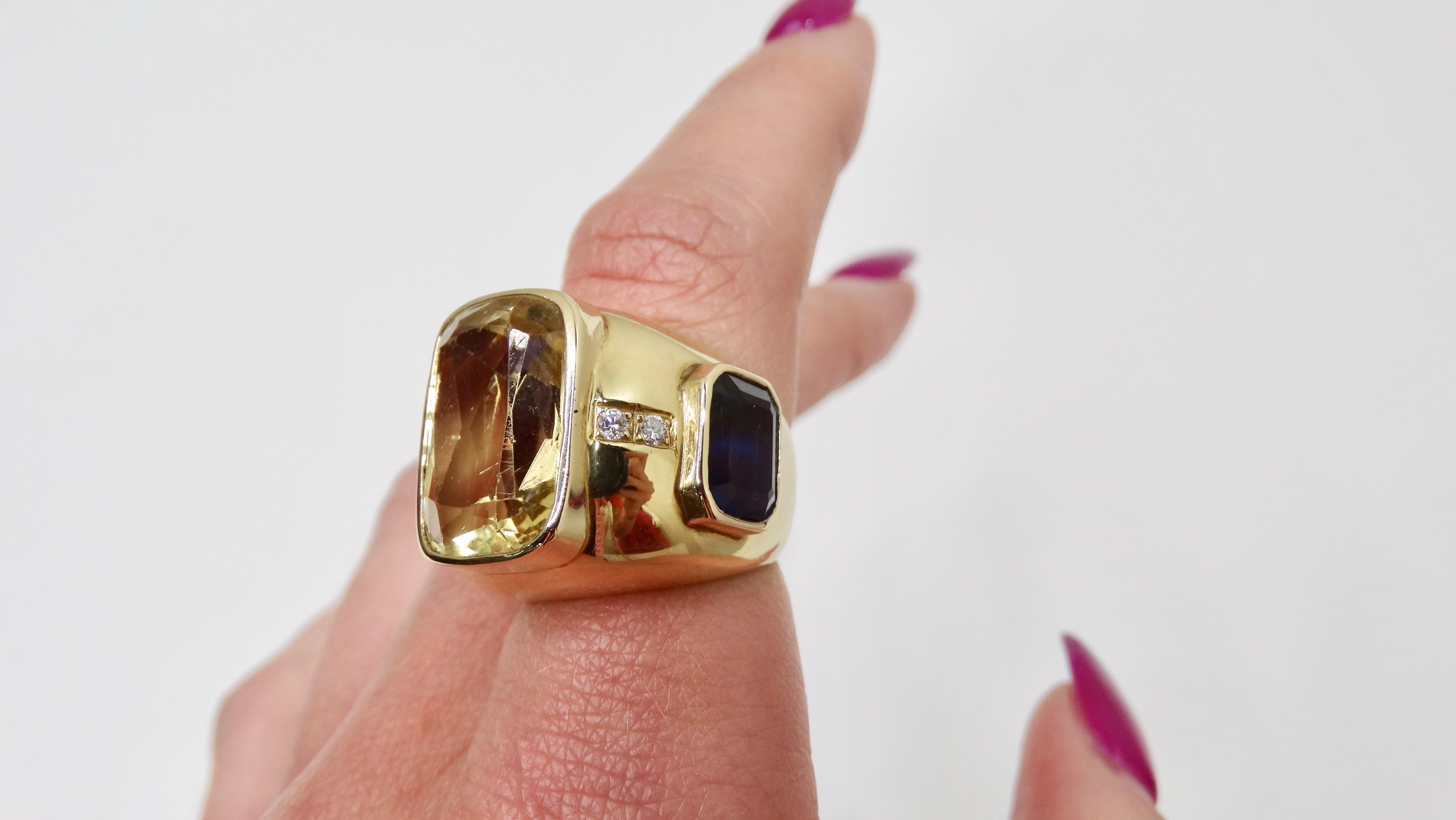 Joan Boyce 18k Gold Precious Stone Cocktail Ring at 1stDibs | joan ...