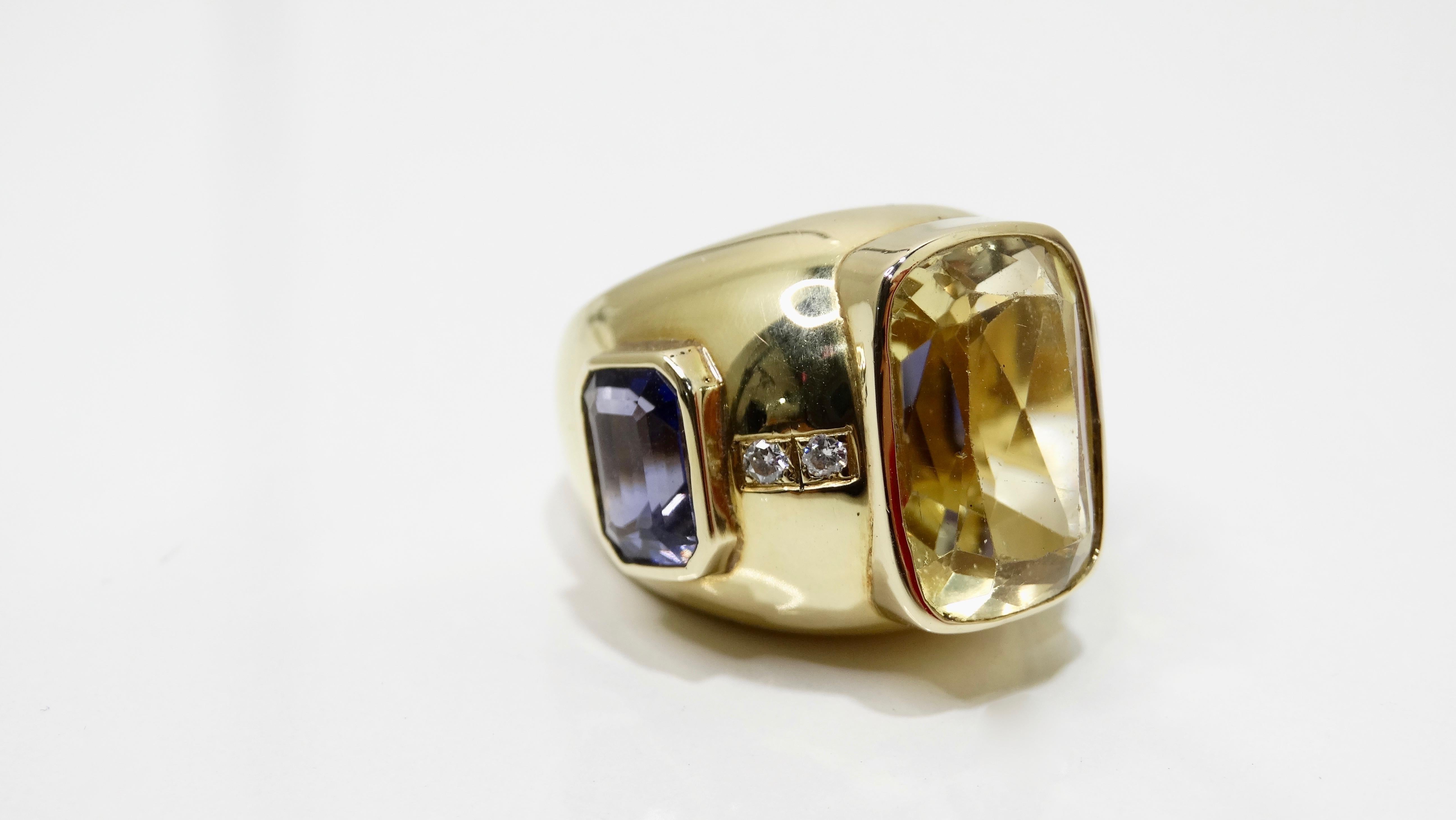Joan Boyce 18k Gold Precious Stone Cocktail Ring at 1stDibs | joan ...
