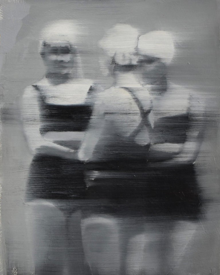 Joan Breckwoldt - The Bathers I, Figurative, Texas artist, Women in the ...
