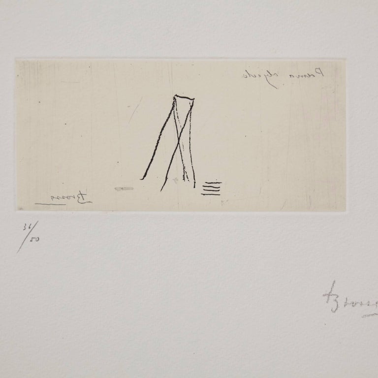 Joan Brossa Etching For Sale at 1stDibs