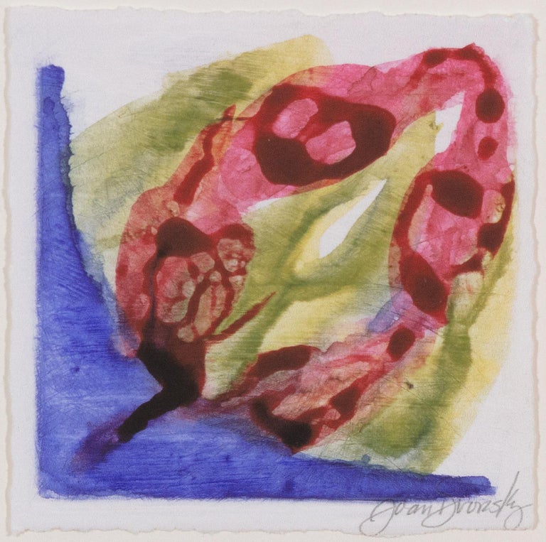 Joan Dvorsky - 'The Leaf' Original Mixed Media, Signed by Joan Dvorsky ...