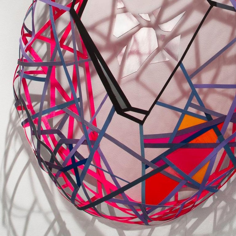 Joan Grubin - Joan Grubin, See-Through, 2018, Mylar, Paper, Acrylic ...