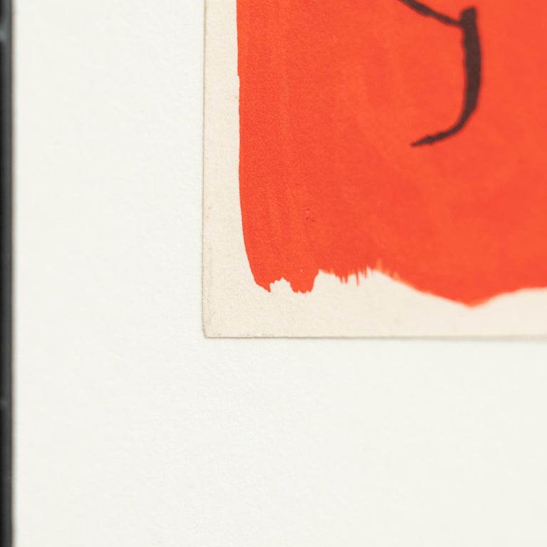 Joan Miro Cover Lithograph From 'Lithographs Vol.1', circa 1972 For ...