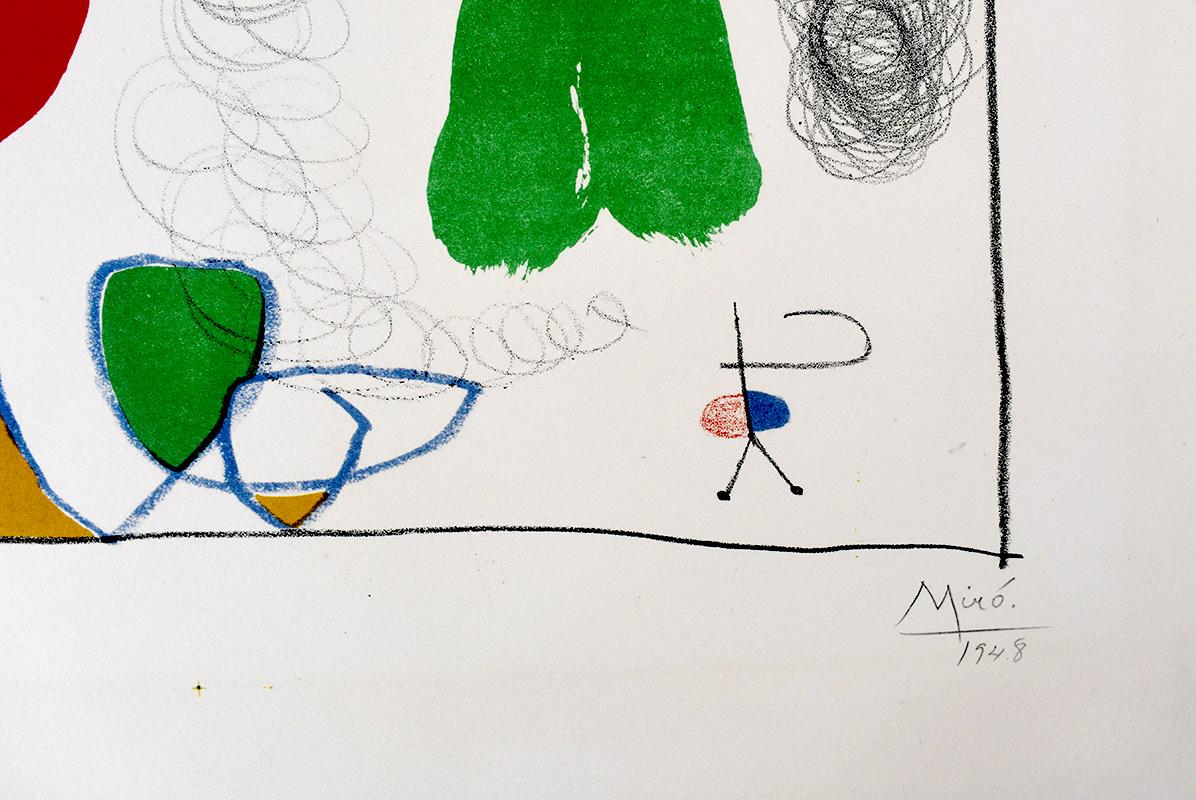 Joan Miró - Acrobatsb in the Night Garden - Joan Miro Early Surrealism ...