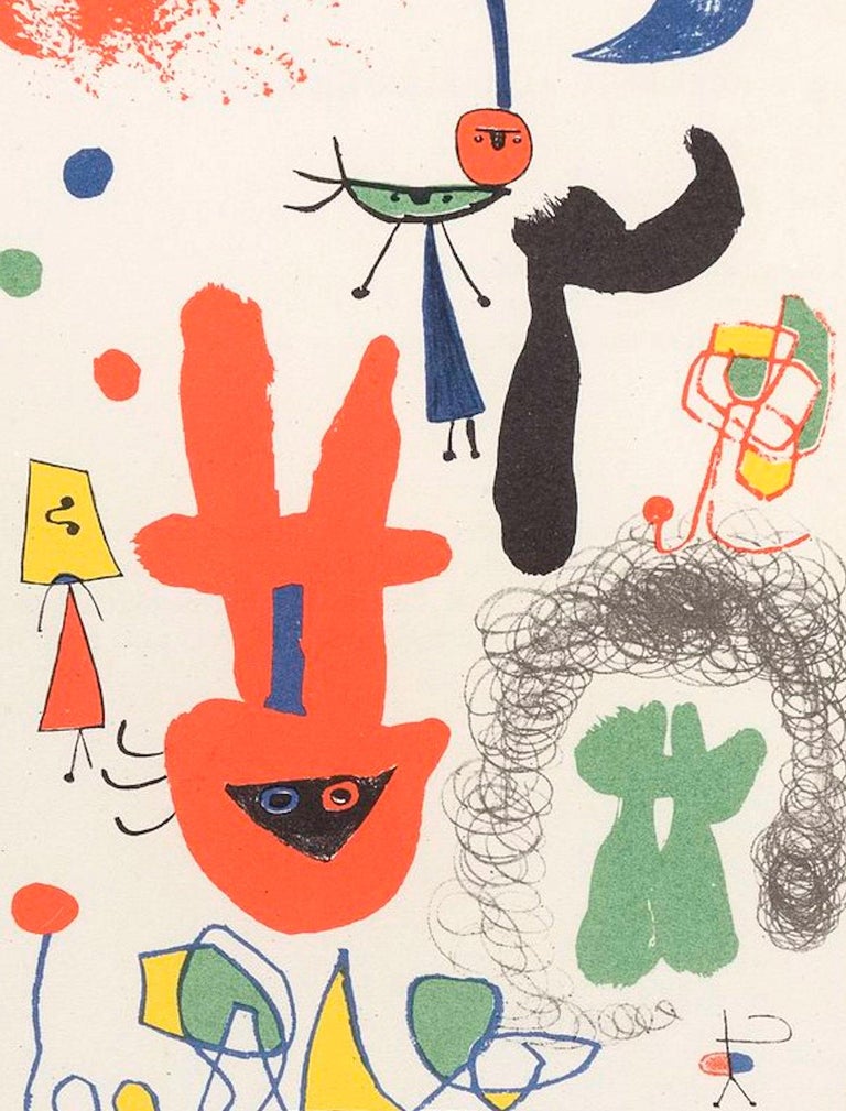 Joan Miró - Au Cirque - Original Lithograph - 1948 at 1stDibs