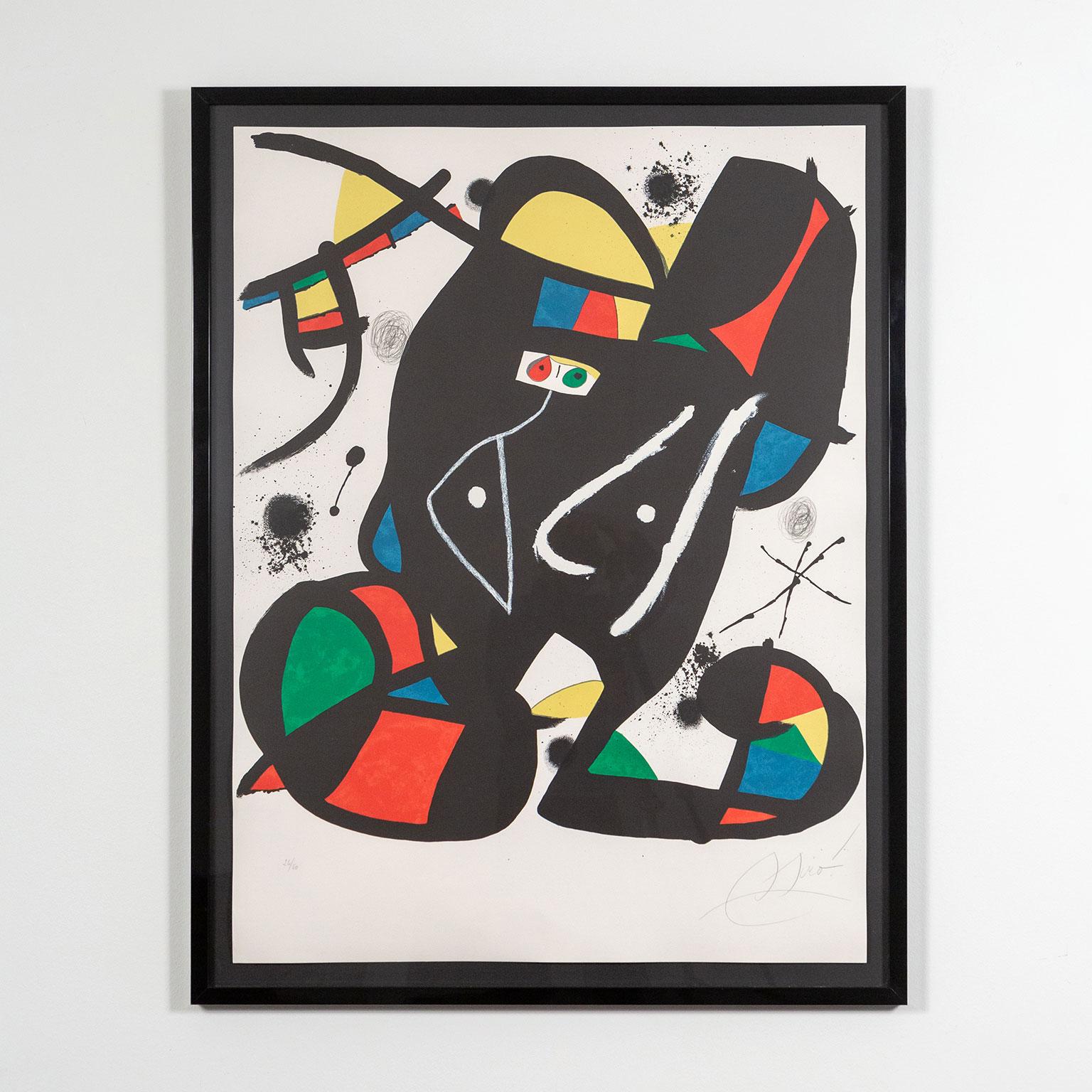 Joan Miró - Cartones - Original Lithograph Handsigned For Sale at 1stDibs