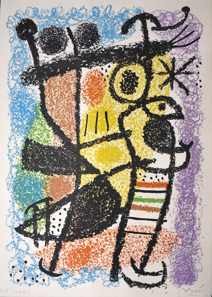Joan Miró - Composition III, from: Boxes - Spanish Surrealism For Sale ...