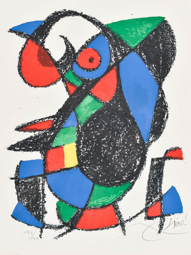 Joan Miró - Composition pour Miró lirhographe, no 12, 1975 par Joan ...