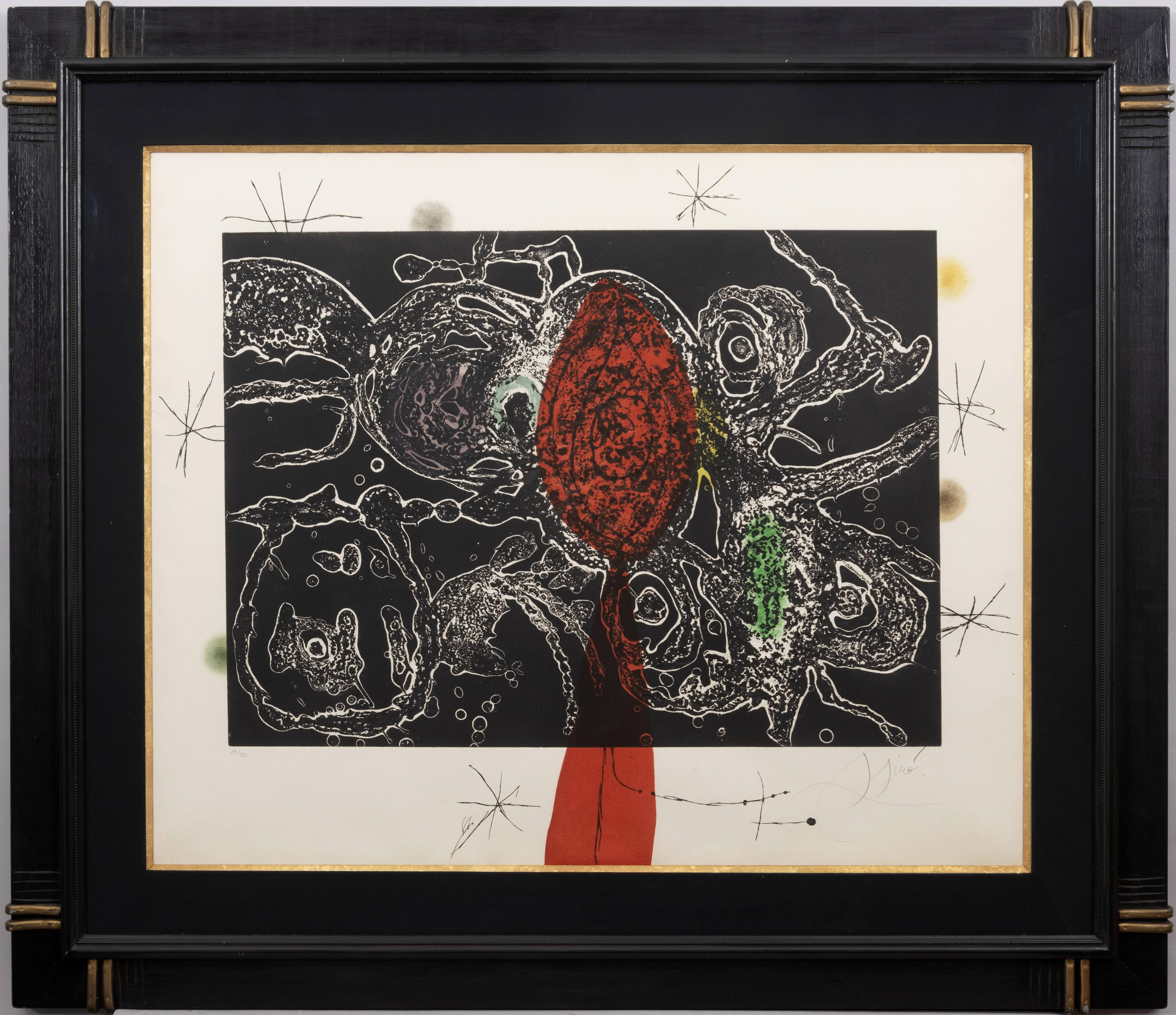 Joan Miró - Joan Miro, Woman and Bird IX/X, from Women, 1965 For Sale ...