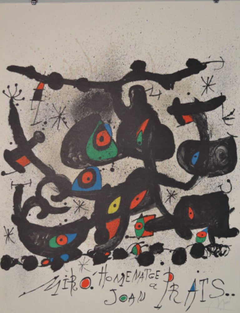 Joan Miró - Hommage à Joan Prats - M735 En vente sur 1stDibs