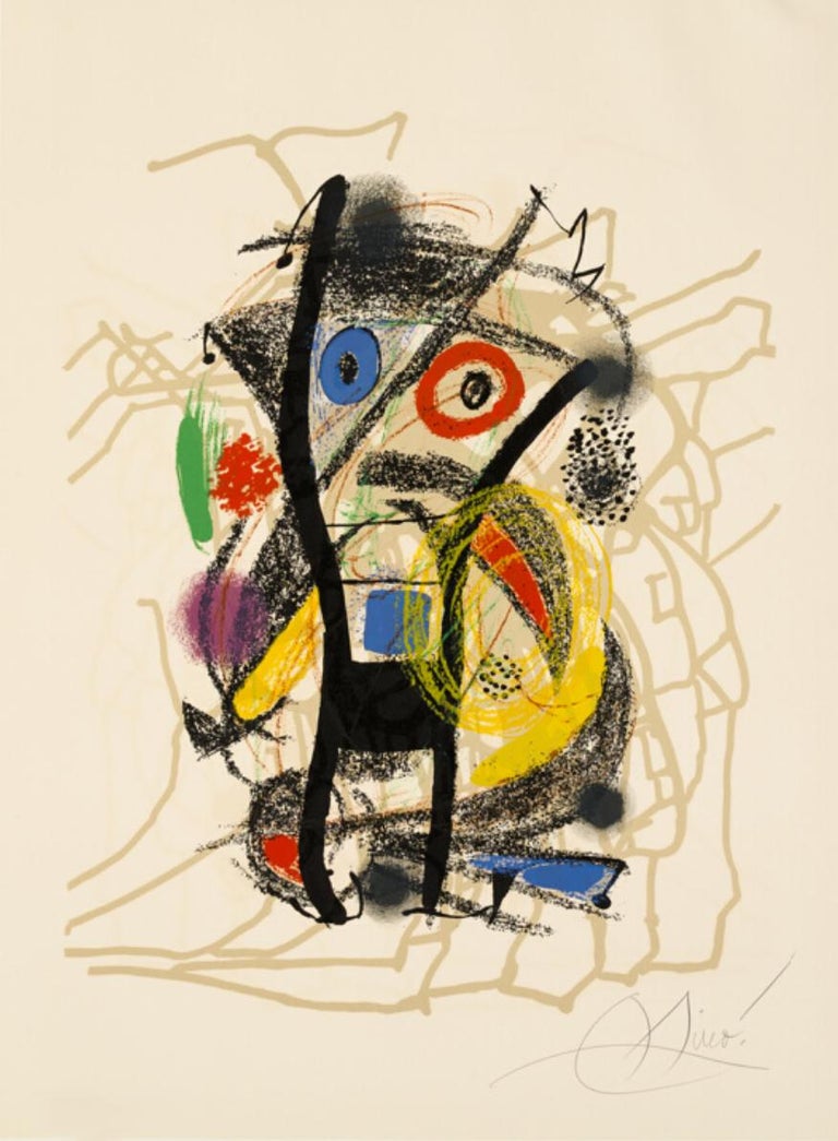 Joan Miró - Hommage à Hélion (Homage to Helion) at 1stDibs