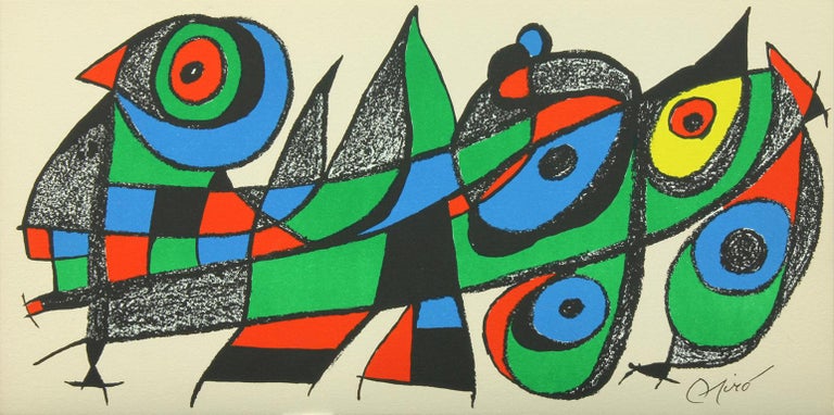 Joan Miró - "Japan" lithograph from "Escultor" suite by Joan Miró from ...