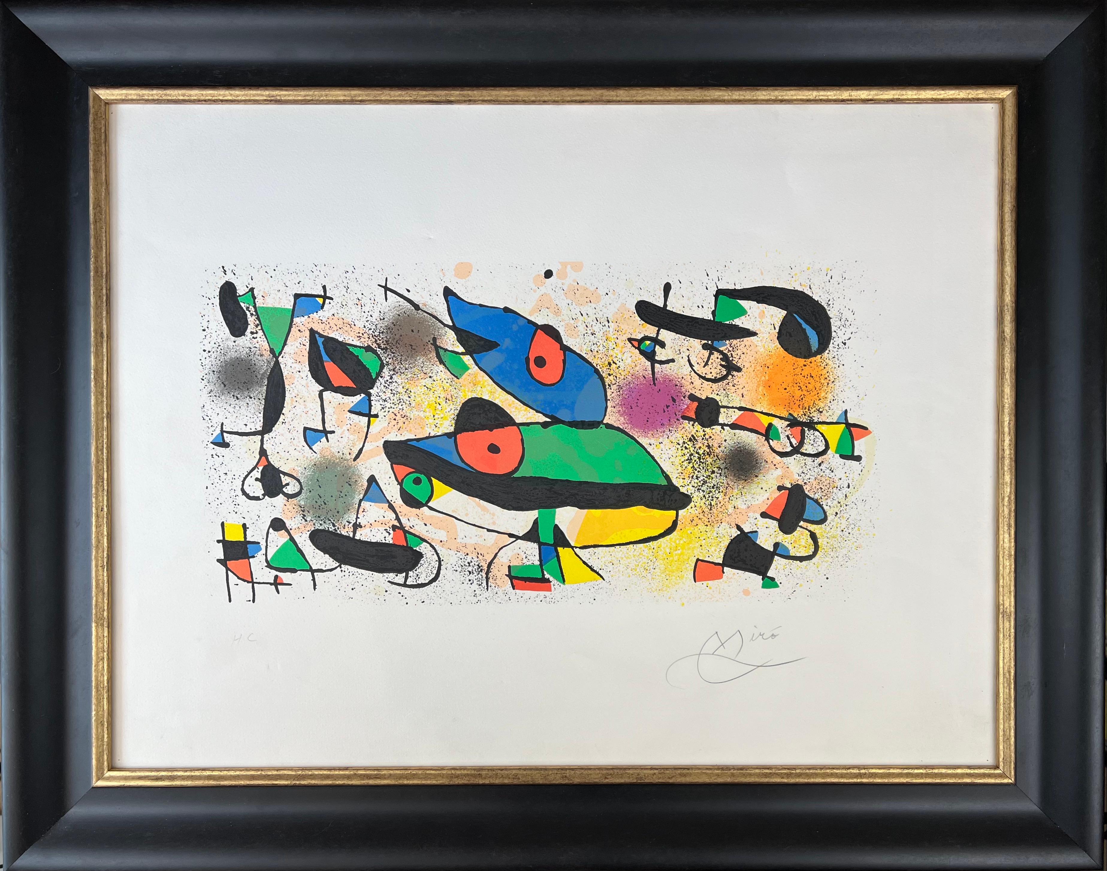 Joan Miró - Joan Miró - Miró Milano - hand-signed Lithograph on Arches ...