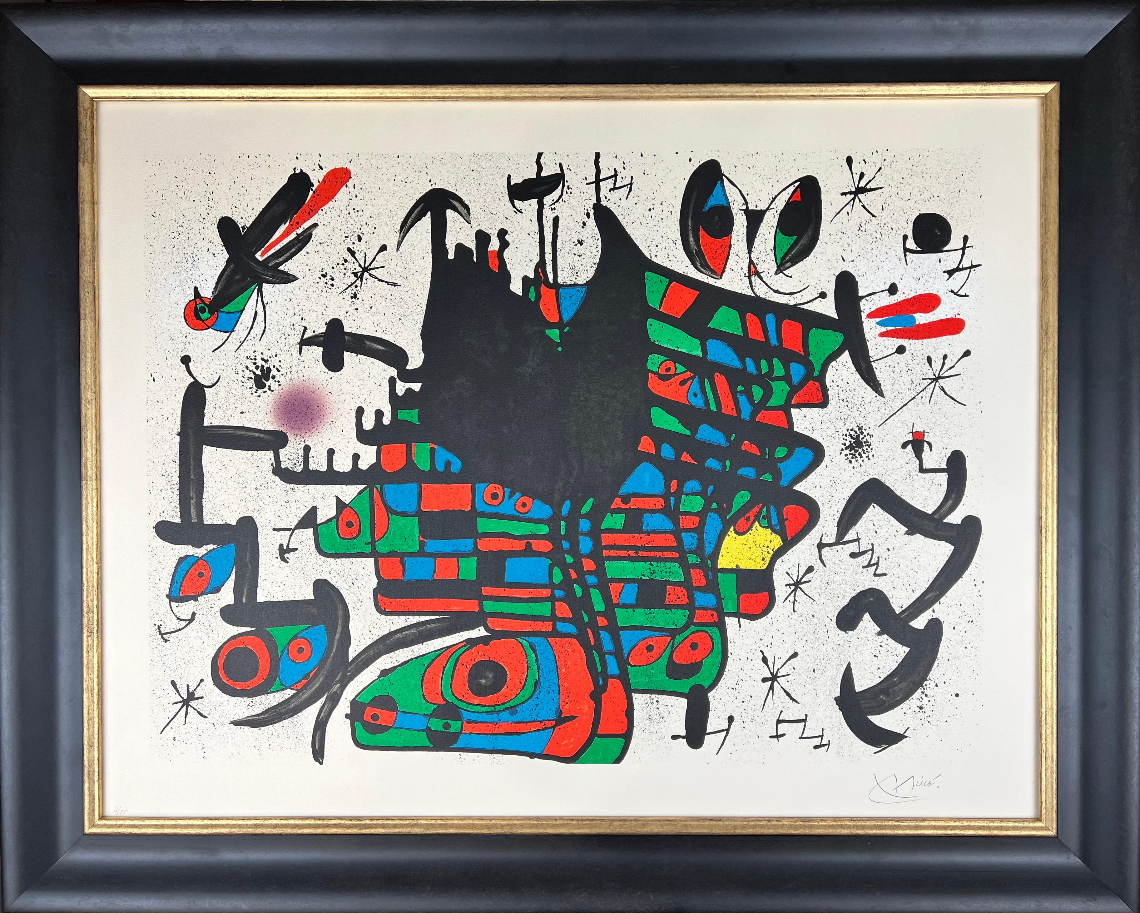 Joan Miró - Joan Miró ( 1893 – 1983 ) – hand-signed lithograph on ...