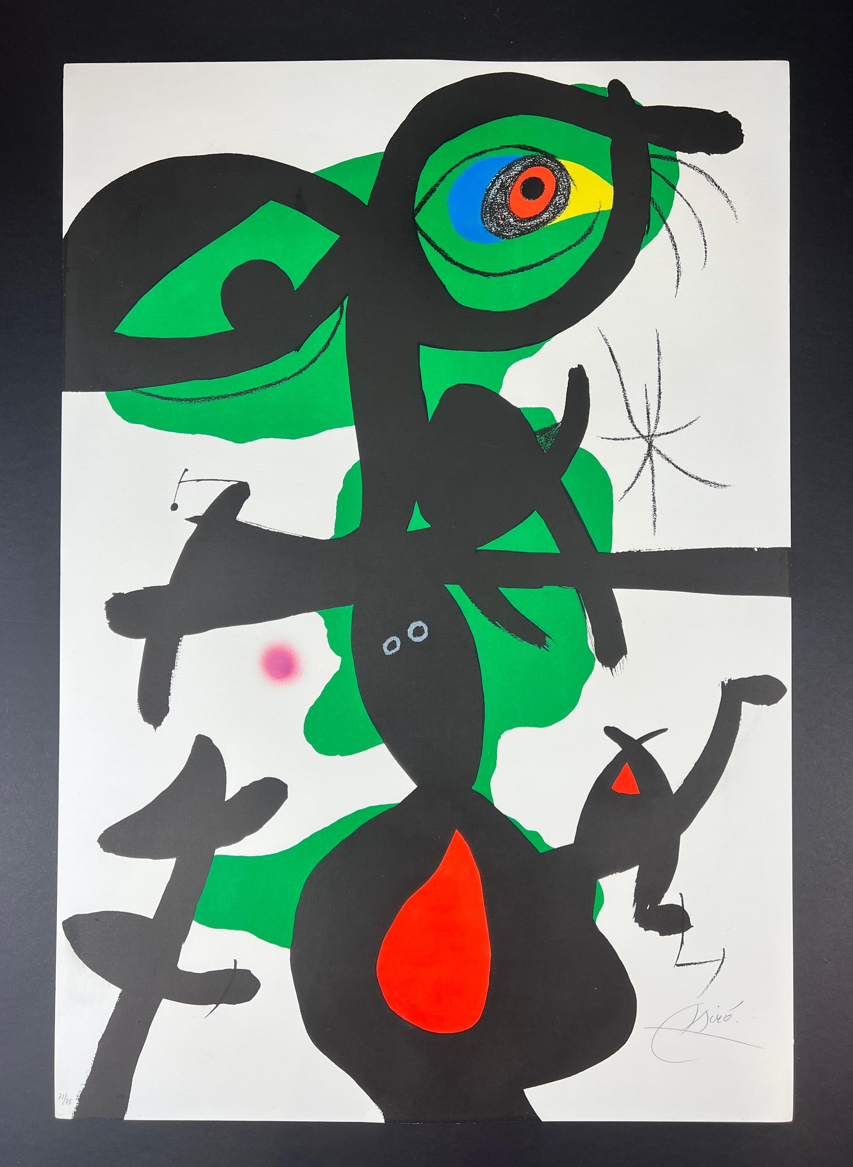 Joan Miró - Joan Miró ( 1893 – 1983 ) – hand-signed Lithograph on ...