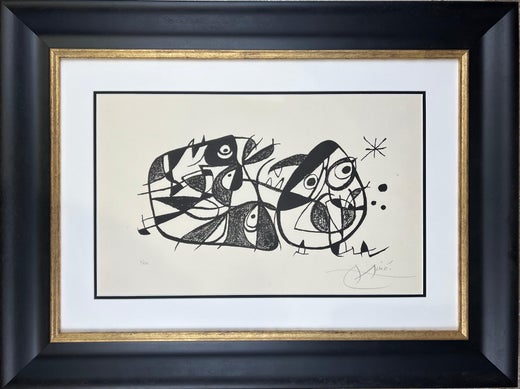 Joan Miró - Joan Miró ( 1893 – 1983 ) – hand-signed lithograph on ...